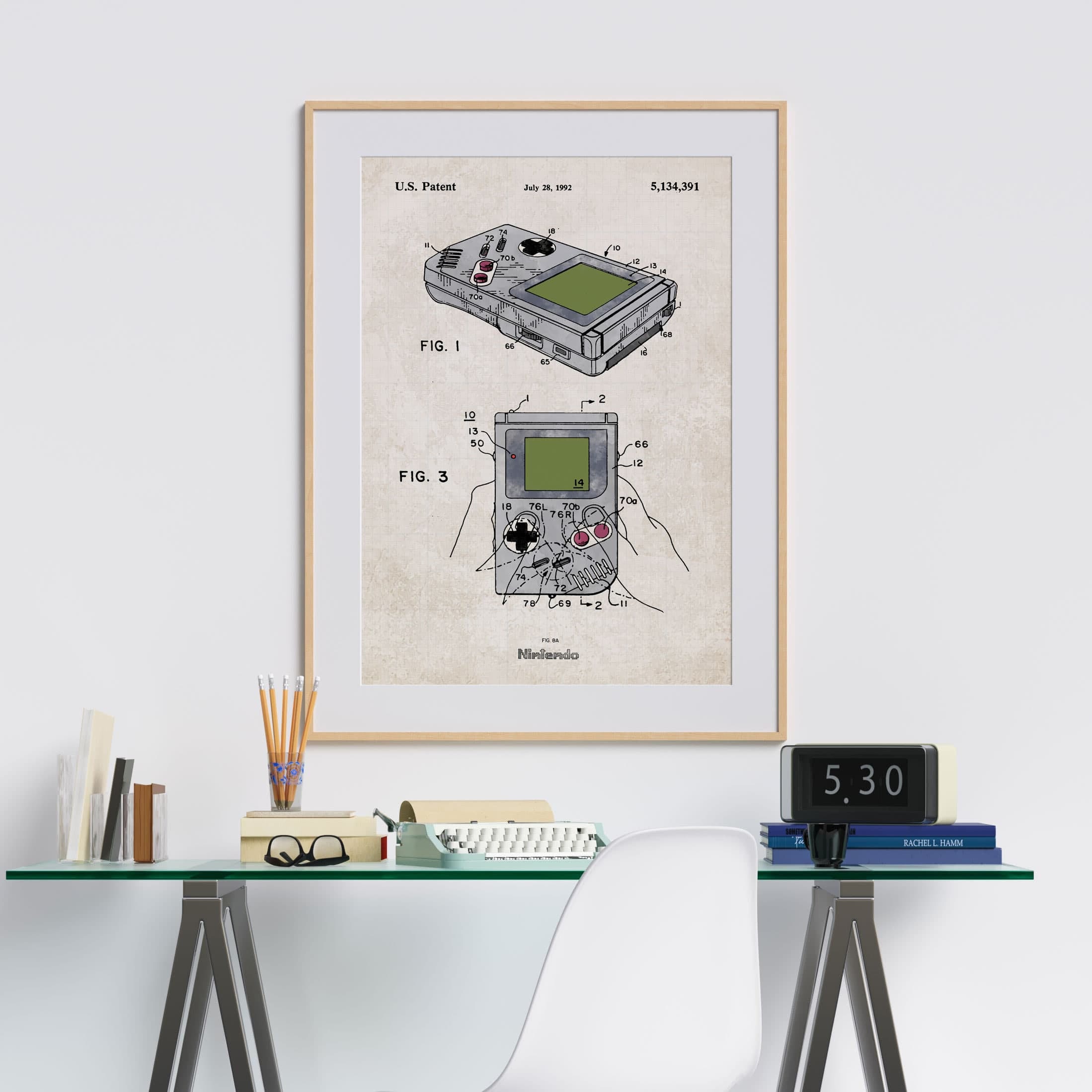 Nintendo Game Boy Patent Wall Art - Etsy