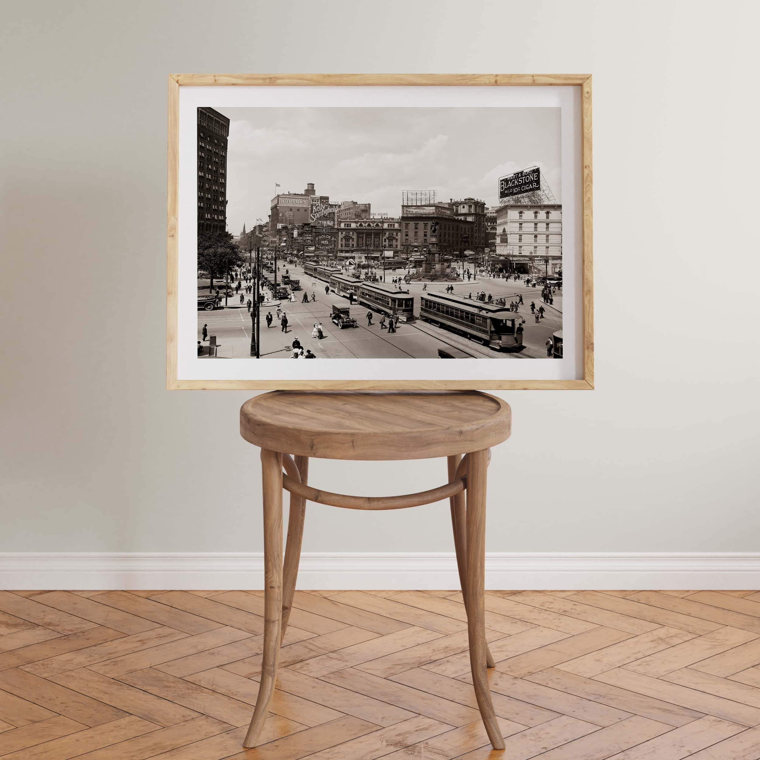 Detroit Woodward Ave 1915 Wall Art - Etsy