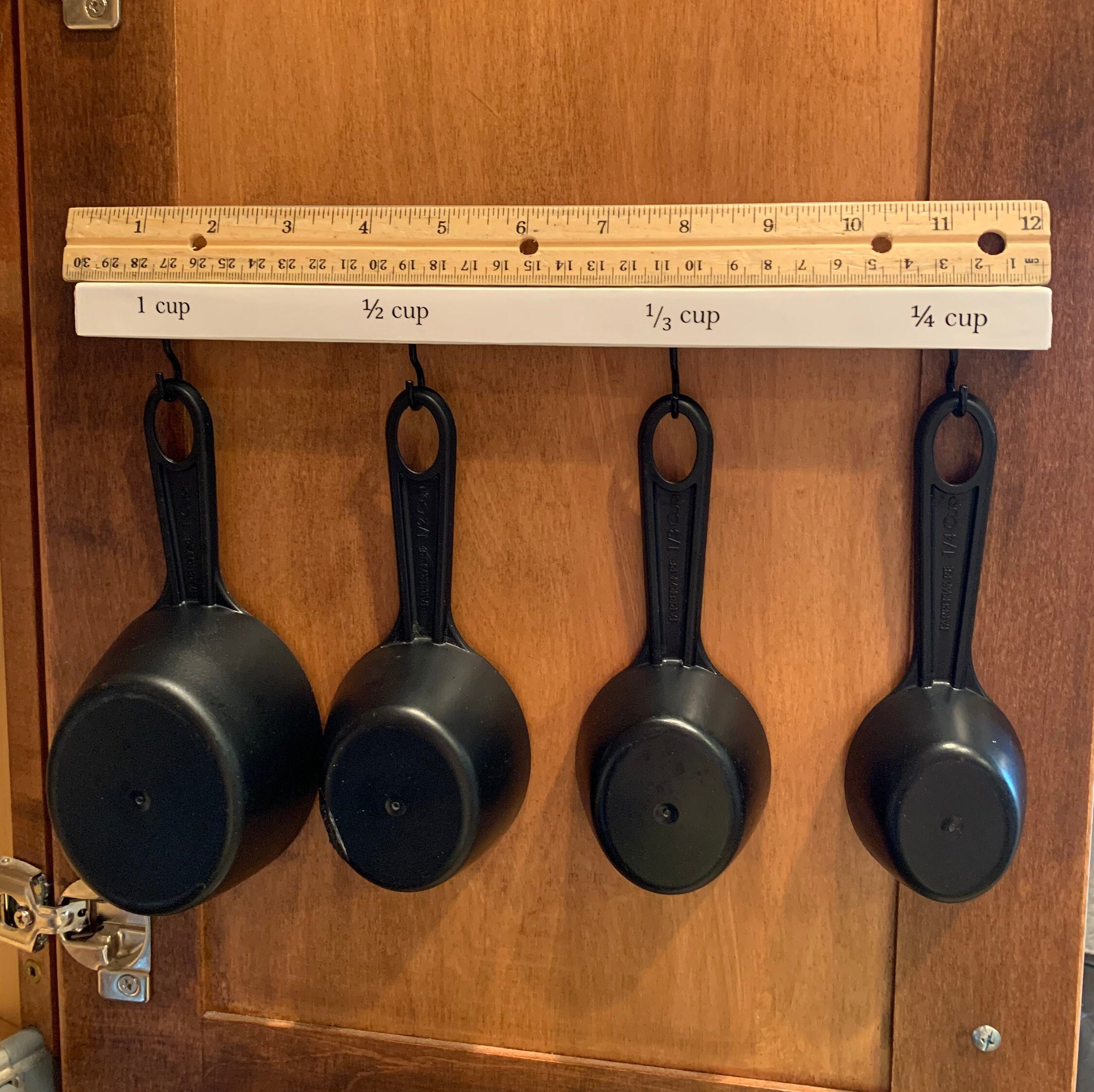 Kitchen Measuring Cups Organizer With Hooks - Etsy