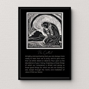 Collect Prayer Digital Print | Book of Common Prayer Wall Art ...