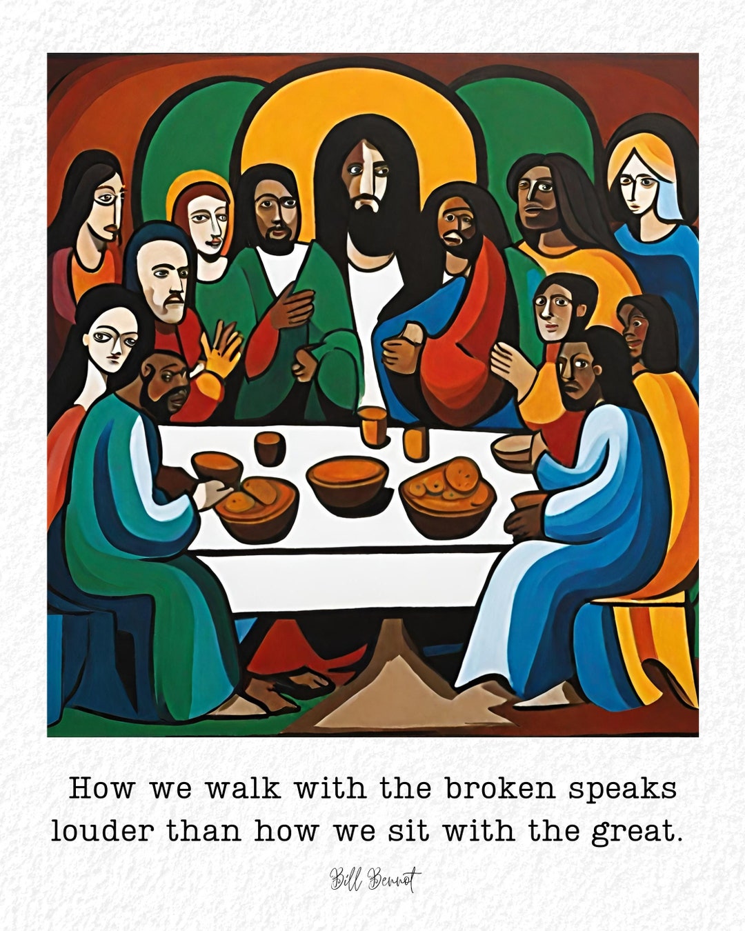 The Last Supper Printable Art: Inspiring Religious Quote (digital ...
