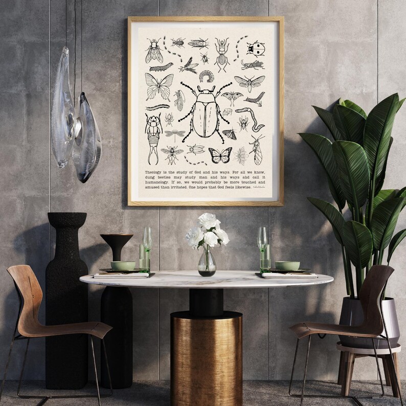 Frederick Buechner Quote Instant Digital Download | Dung Beetle ...