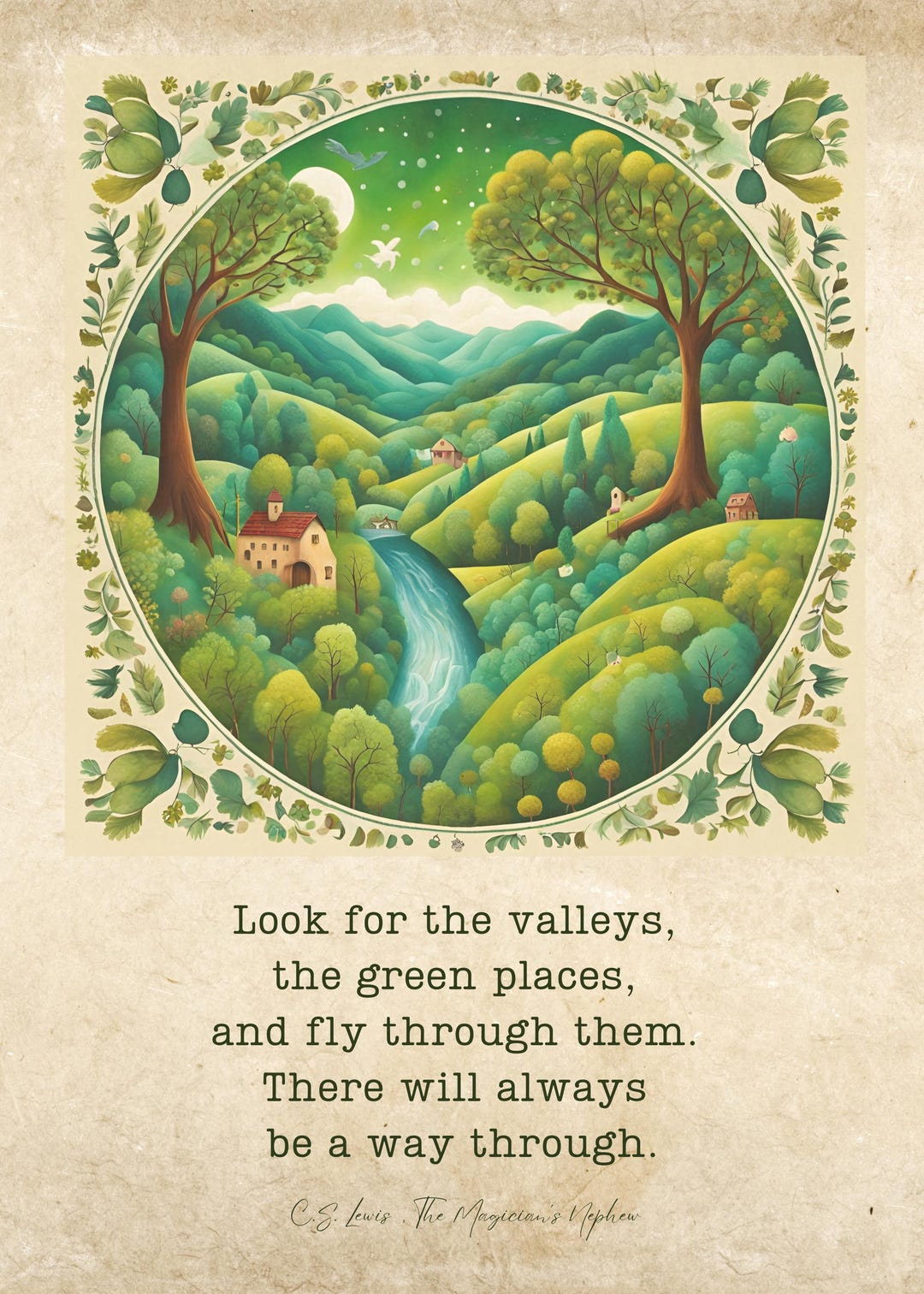 Narnia Quote Art: Magician's Nephew Print (digital Download) - Etsy