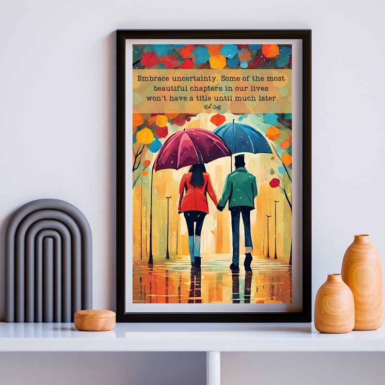 Embrace Uncertainty Digital Art Print - Etsy