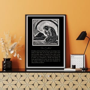 Collect Prayer Digital Print | Book of Common Prayer Wall Art ...
