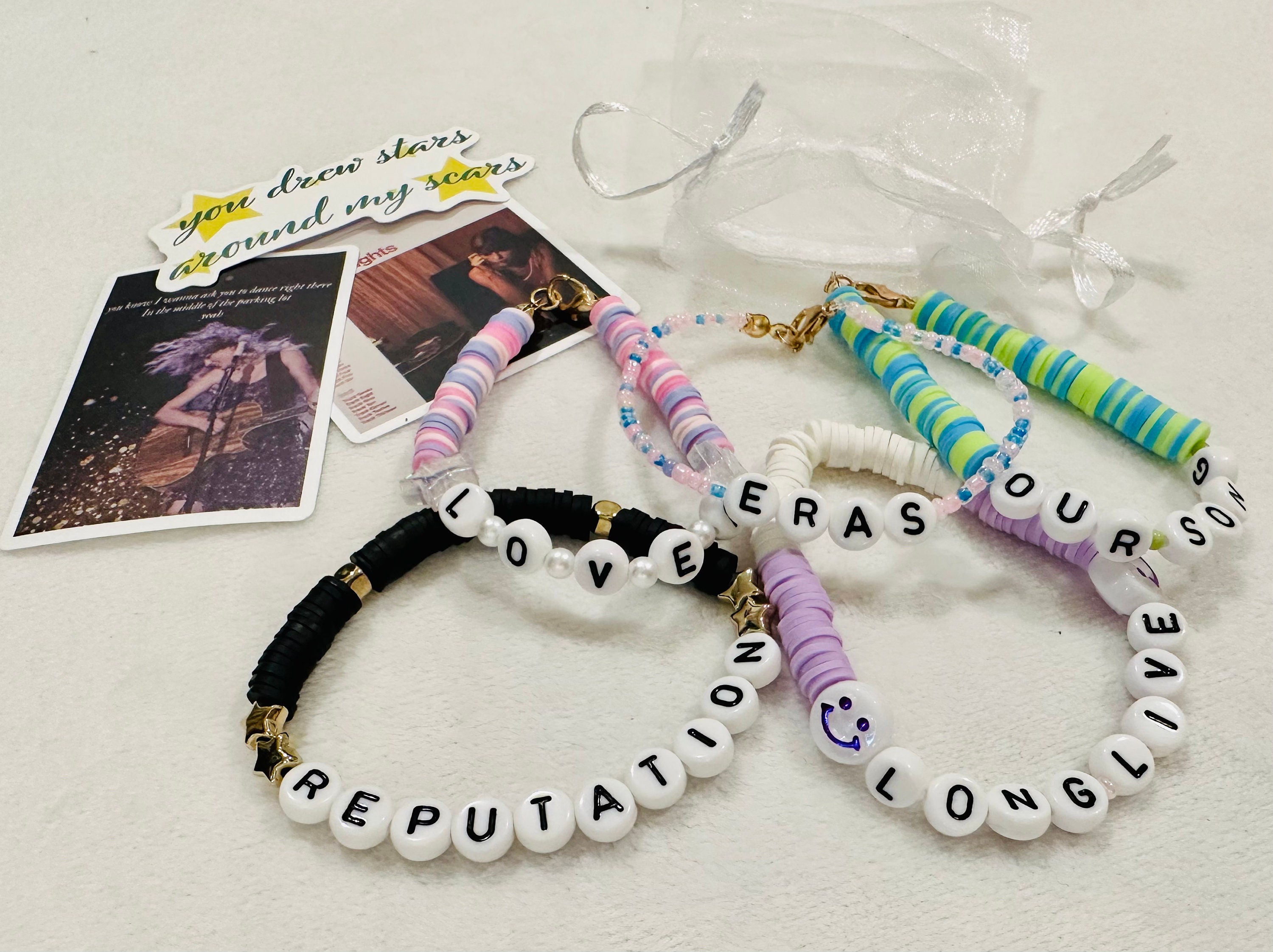 Taylor Swift Eras Tour Friendship Bracelets (random 5 Pack) - Etsy