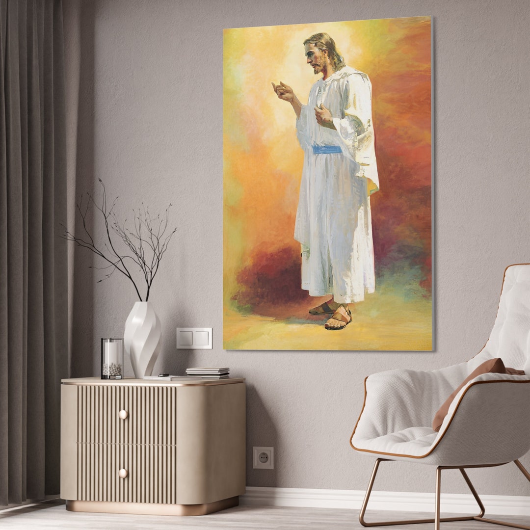 Jesus Christ V15 Portrait Jesus Son of God Poster Painting - Etsy
