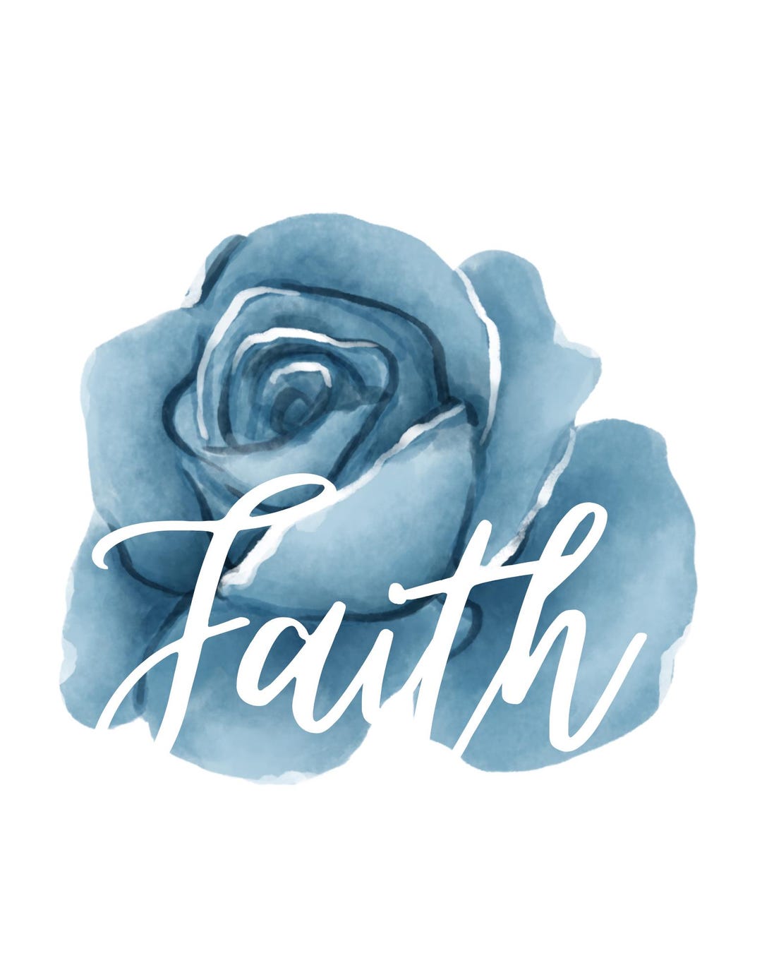 Christian PNG Faith Flower PNG Flower Png Sublimation Faith Png ...