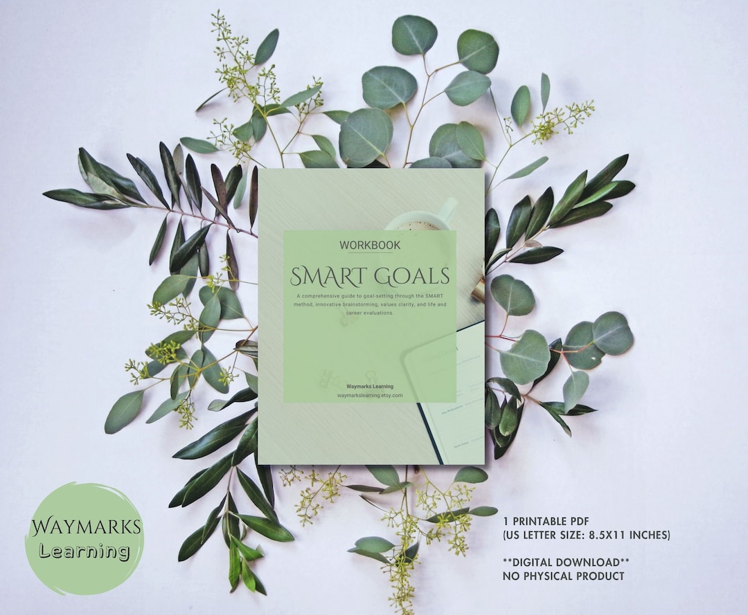 SMART Goals Workbook to Set, Track, and Achieve Your Goals (teens and ...