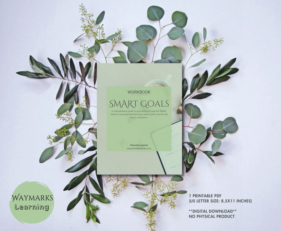 SMART Goals Workbook to Set, Track, and Achieve Your Goals (teens and ...