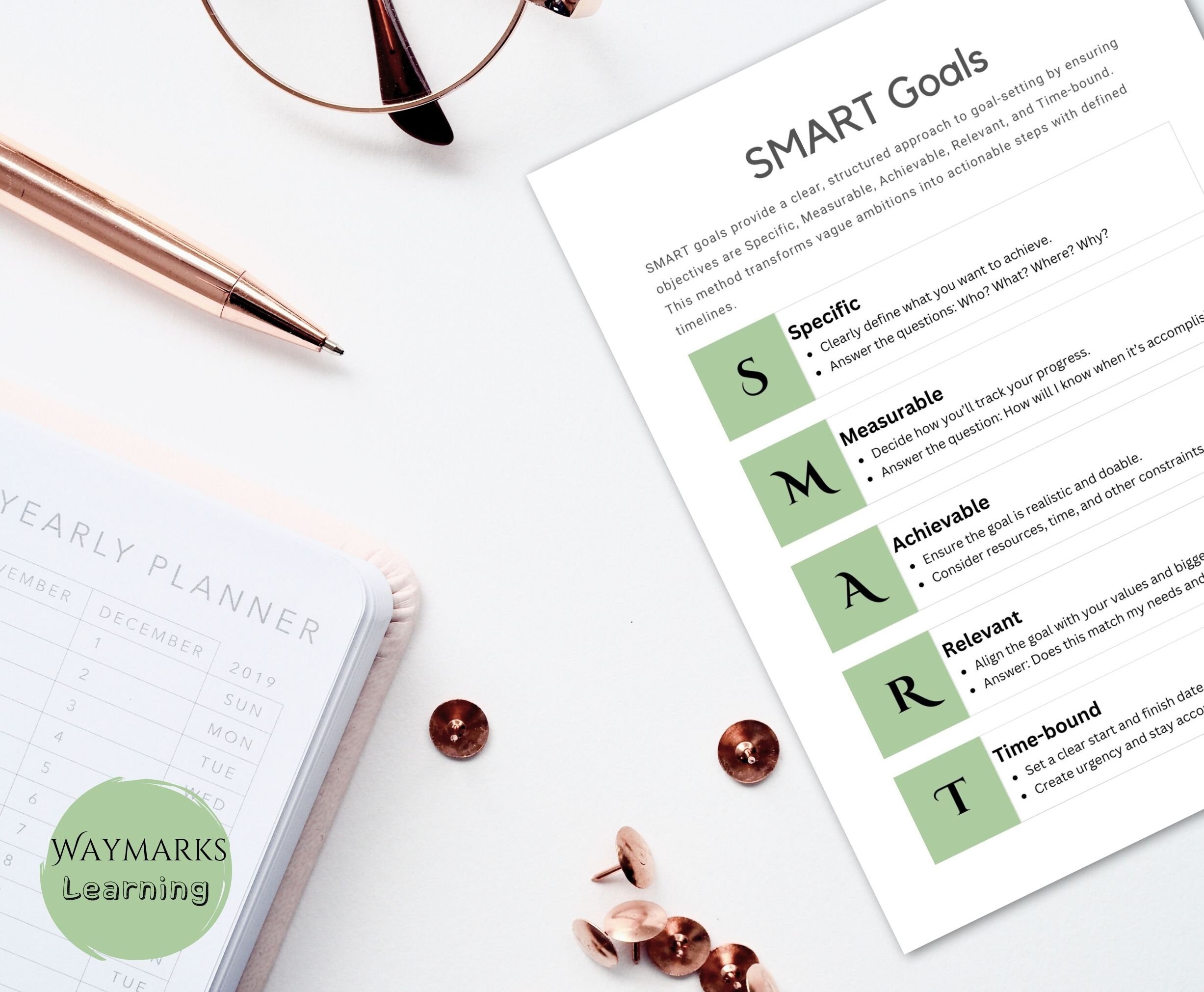 SMART Goals Workbook to Set, Track, and Achieve Your Goals (teens and ...