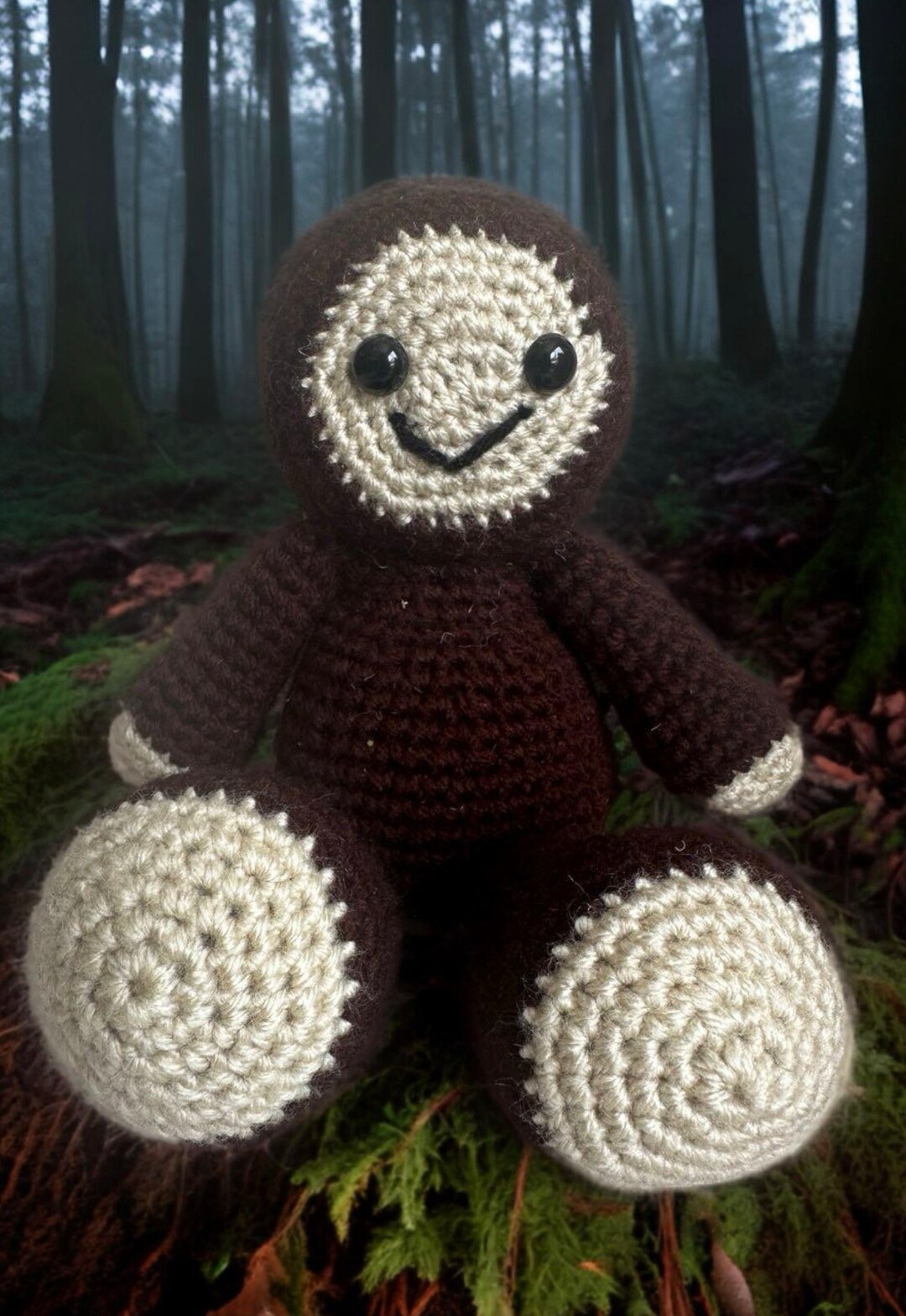 Sasquatch Crochet Buddy - Etsy