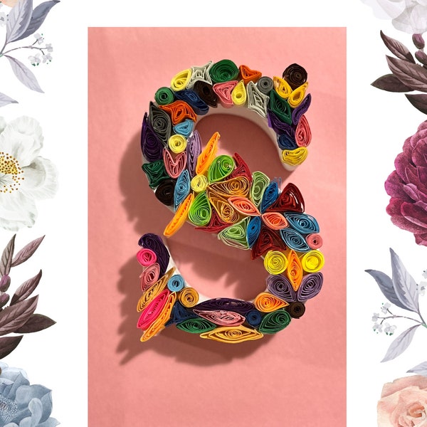 Paper Quilling Letter - Etsy