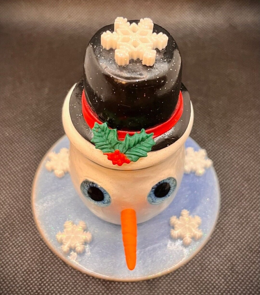 Snowman on Ice - Etsy