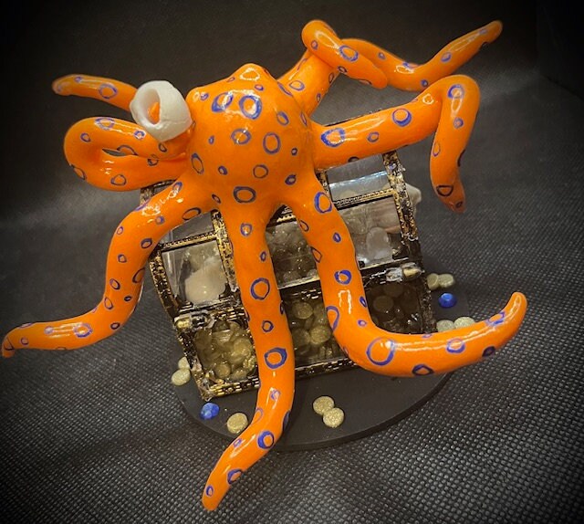 Glowy Blue-ringed Octopus Treasure Chest - Etsy