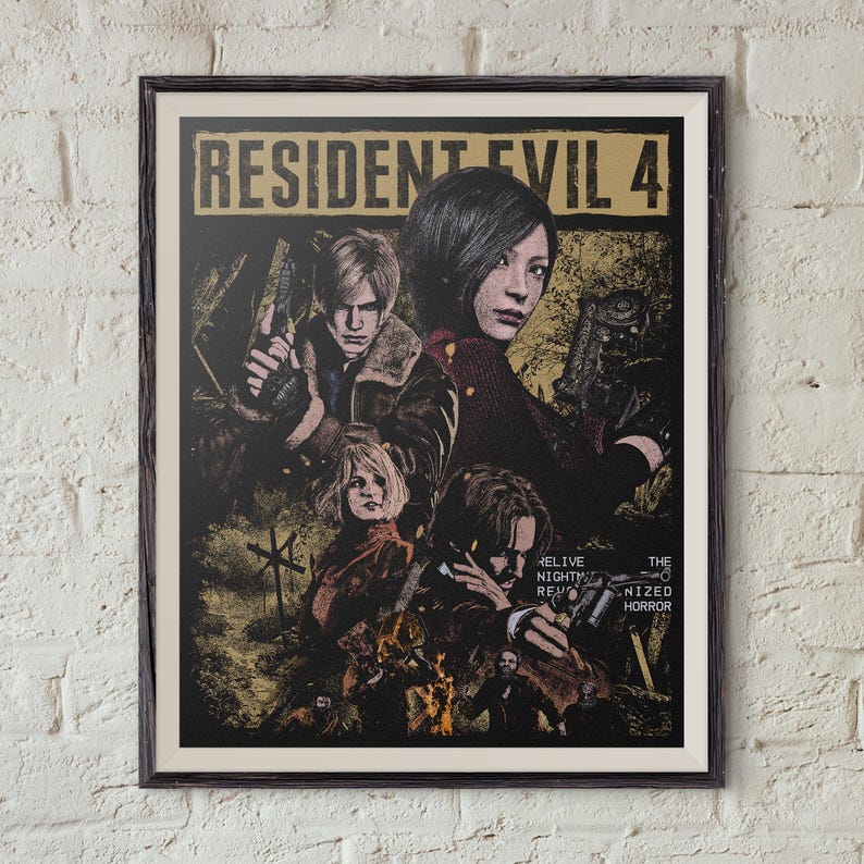 Resident Evil 4 Remake Print - Etsy