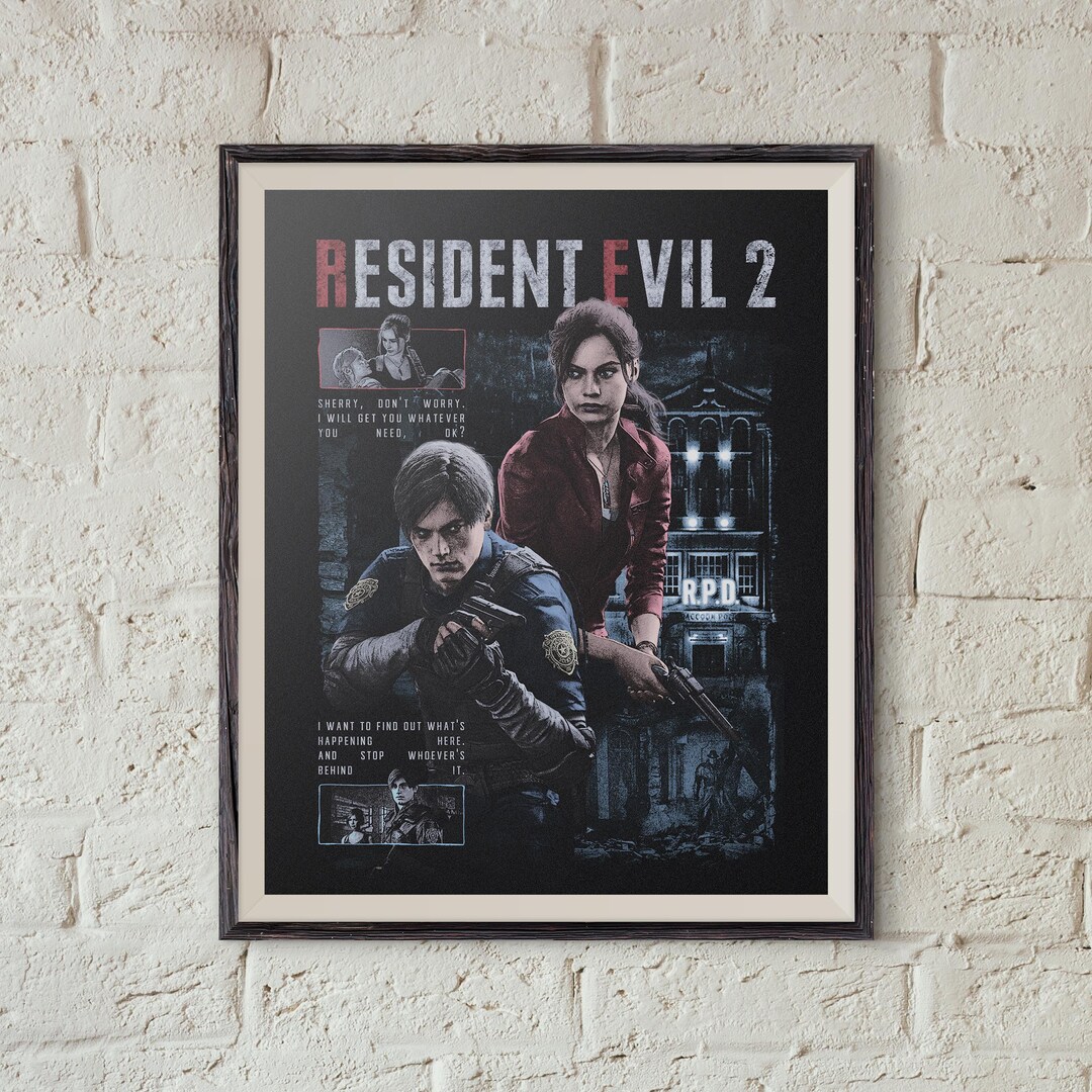 RESIDENT EVIL 2 REMAKE Poster | Print - Etsy