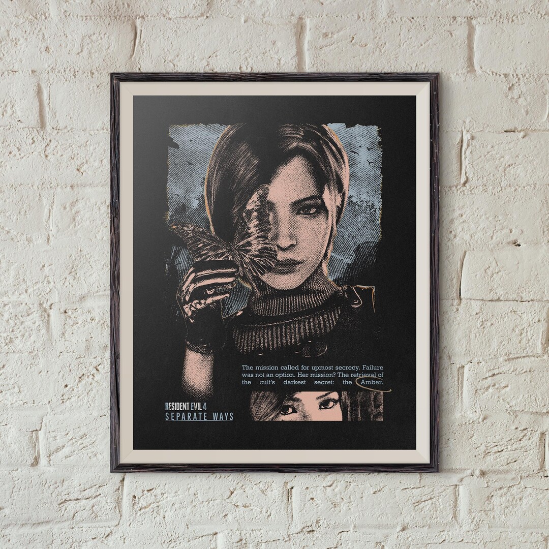 RESIDENT EVIL 4 Ada Wong Poster Print - Etsy