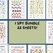 Kids Road Trip Games Printable, I Spy Worksheets Summer Activity ...
