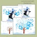 Winter Snow Handprint Art Bundle, Preschool, Daycare, Kindergarten ...