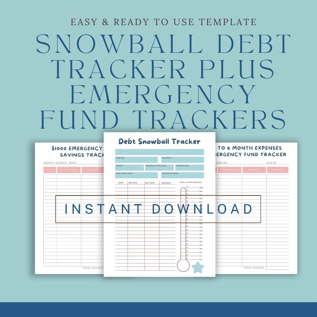 Debt Payoff Tracker, Debt Snowball, Debt Snowball Tracker Worksheet ...