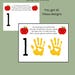 100 Days of School Handprint Art, Printable Handprint Craft Art Poem ...