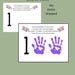 100 Days of School Handprint Art, Printable Handprint Craft Art Poem ...