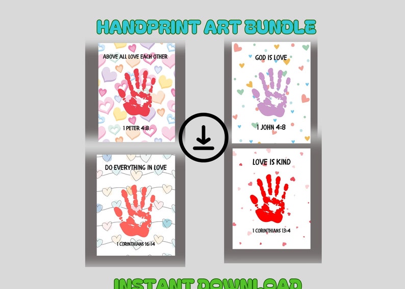 Mother's Day Scripture Handprint Craft Sunday School | Christian ...