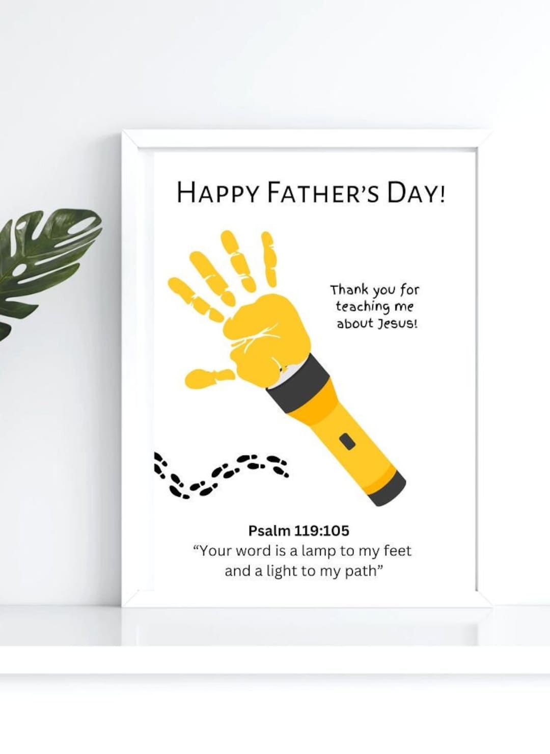 Father's Day Bible Craft | Father's Day Handprint Craft | Father's Day ...