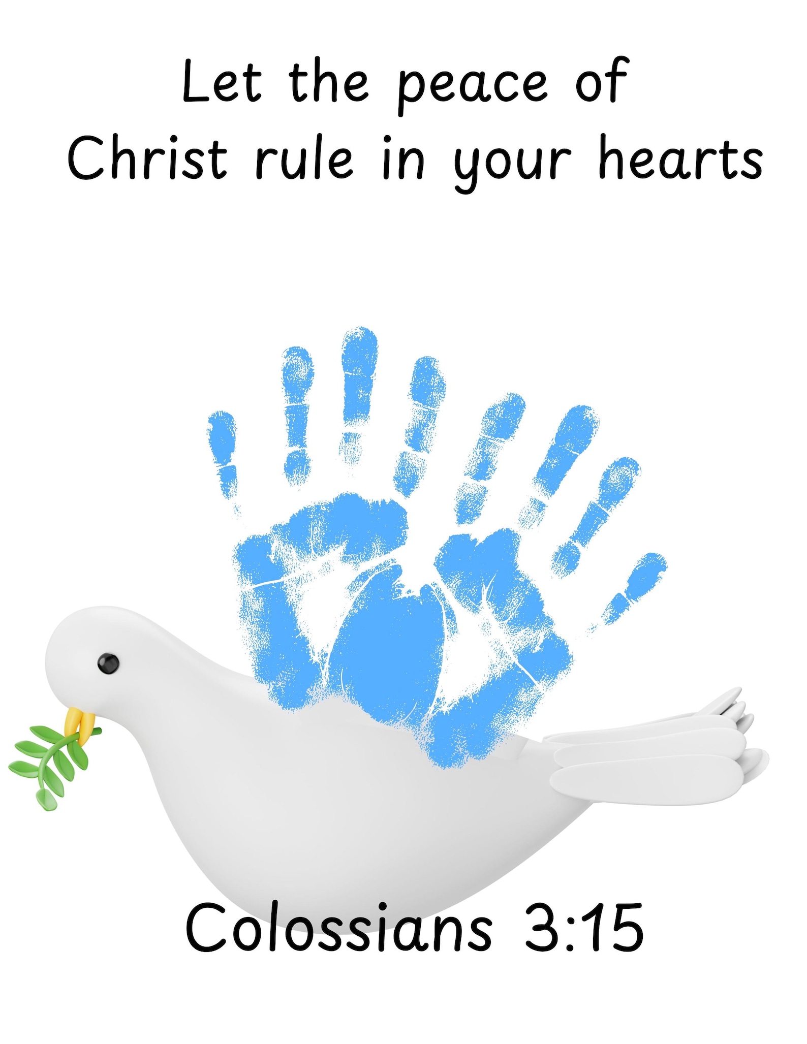 Sunday School Handprint Art Bundle, Christian Craft Babies Toddlers ...