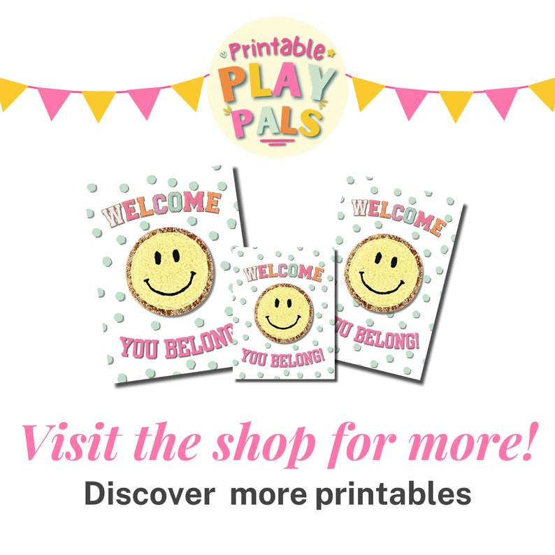 Welcome Banner 2 Styles | Groovy Classroom Decor | Chenille Patches ...