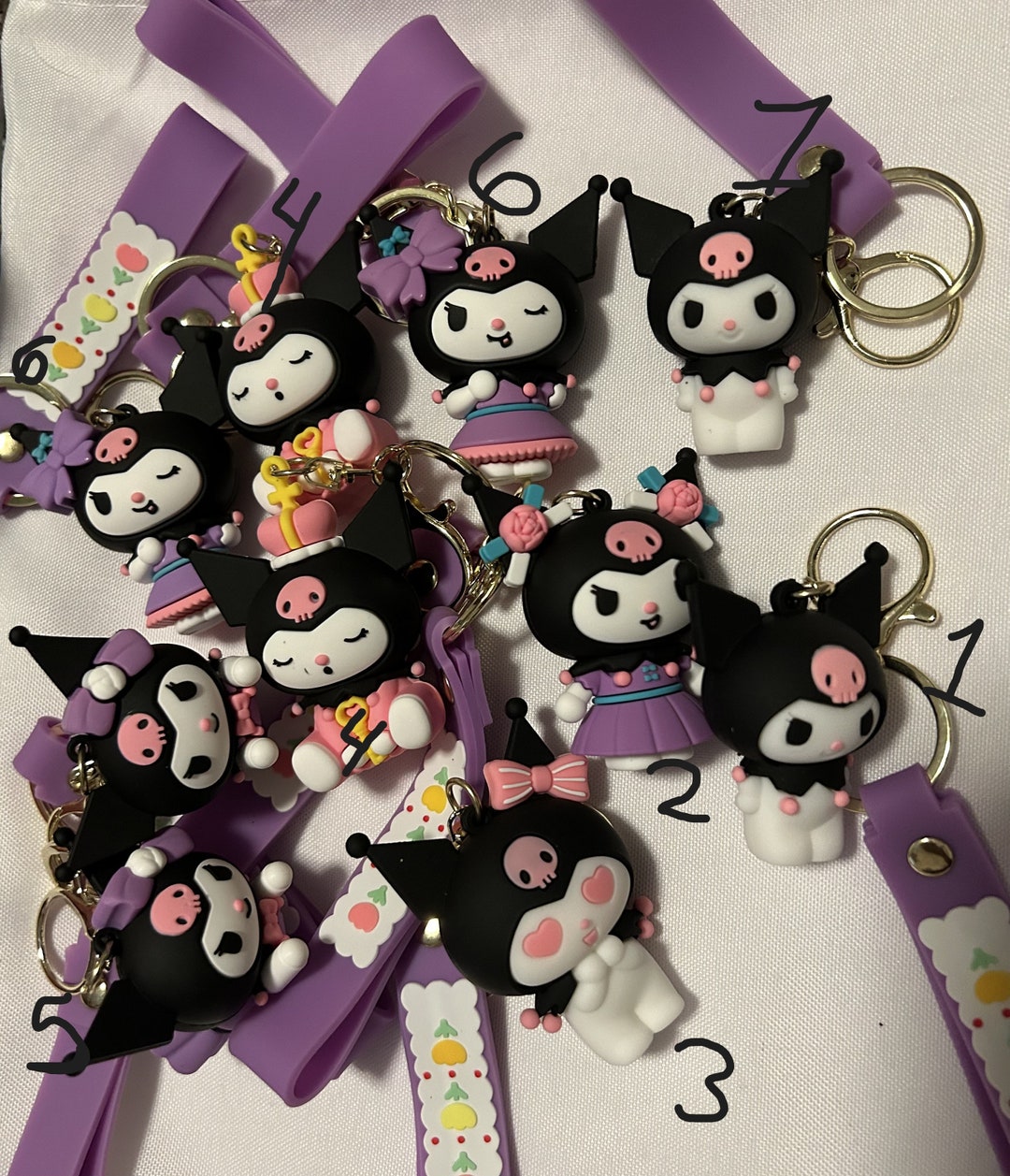 Kuromi Keychains - Etsy