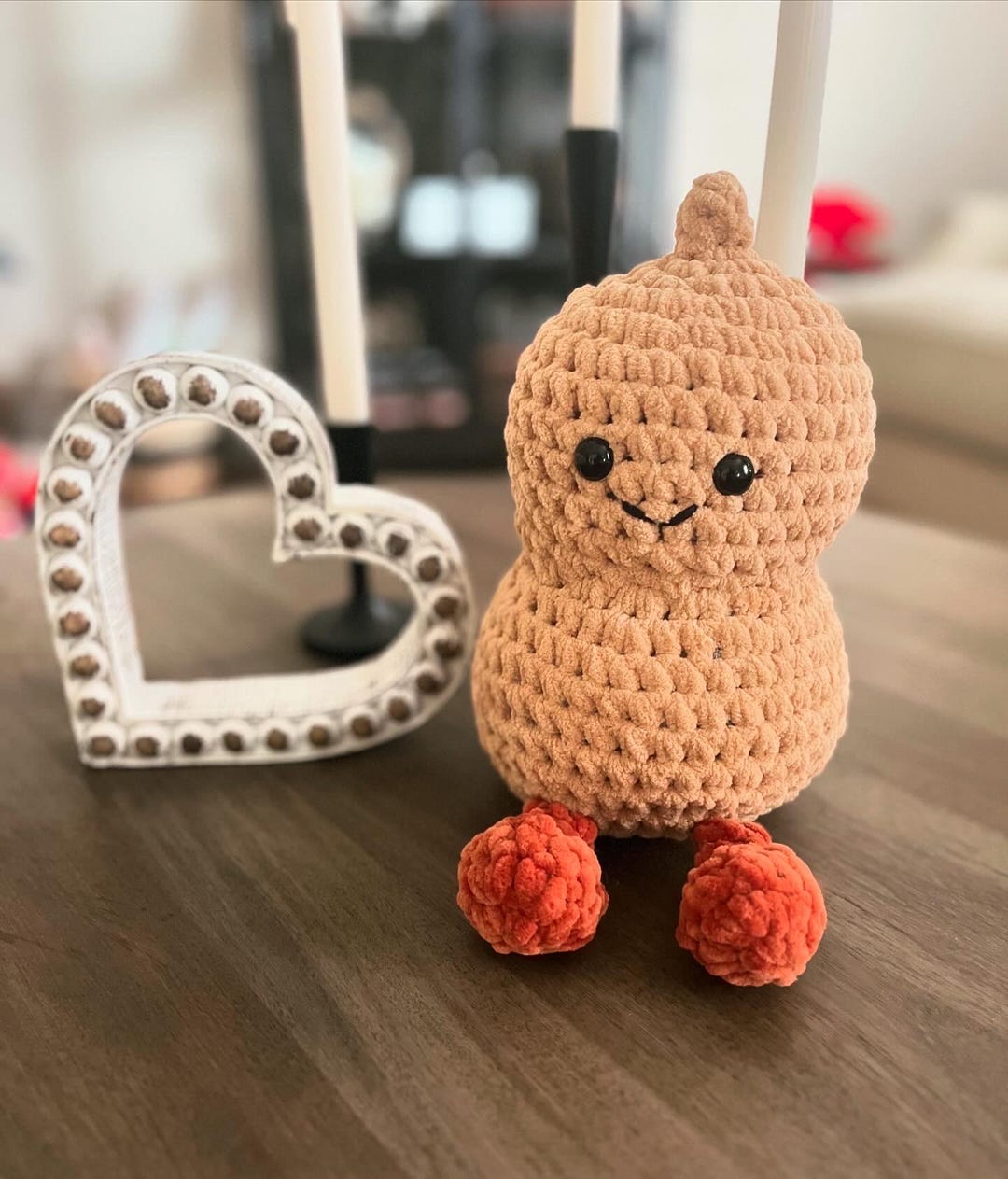 Crocheted Peanut Inspired by Jellycat - Etsy