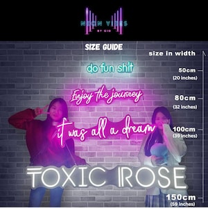 Inspirational Neon Sign - Motivational Neon Sign - Quote Neon Sign ...