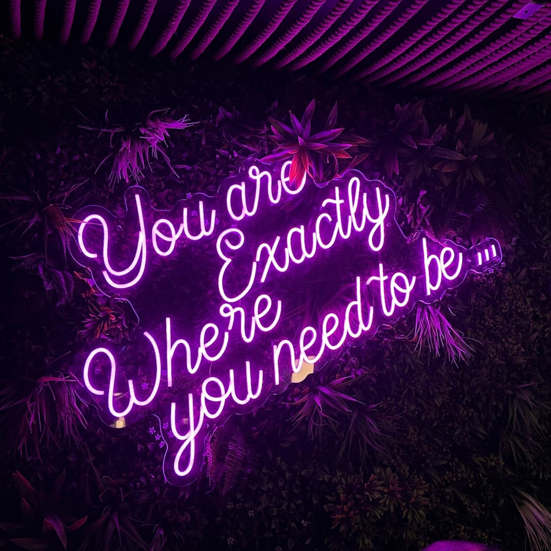 Inspirational Neon Sign - Motivational Neon Sign - Quote Neon Sign ...