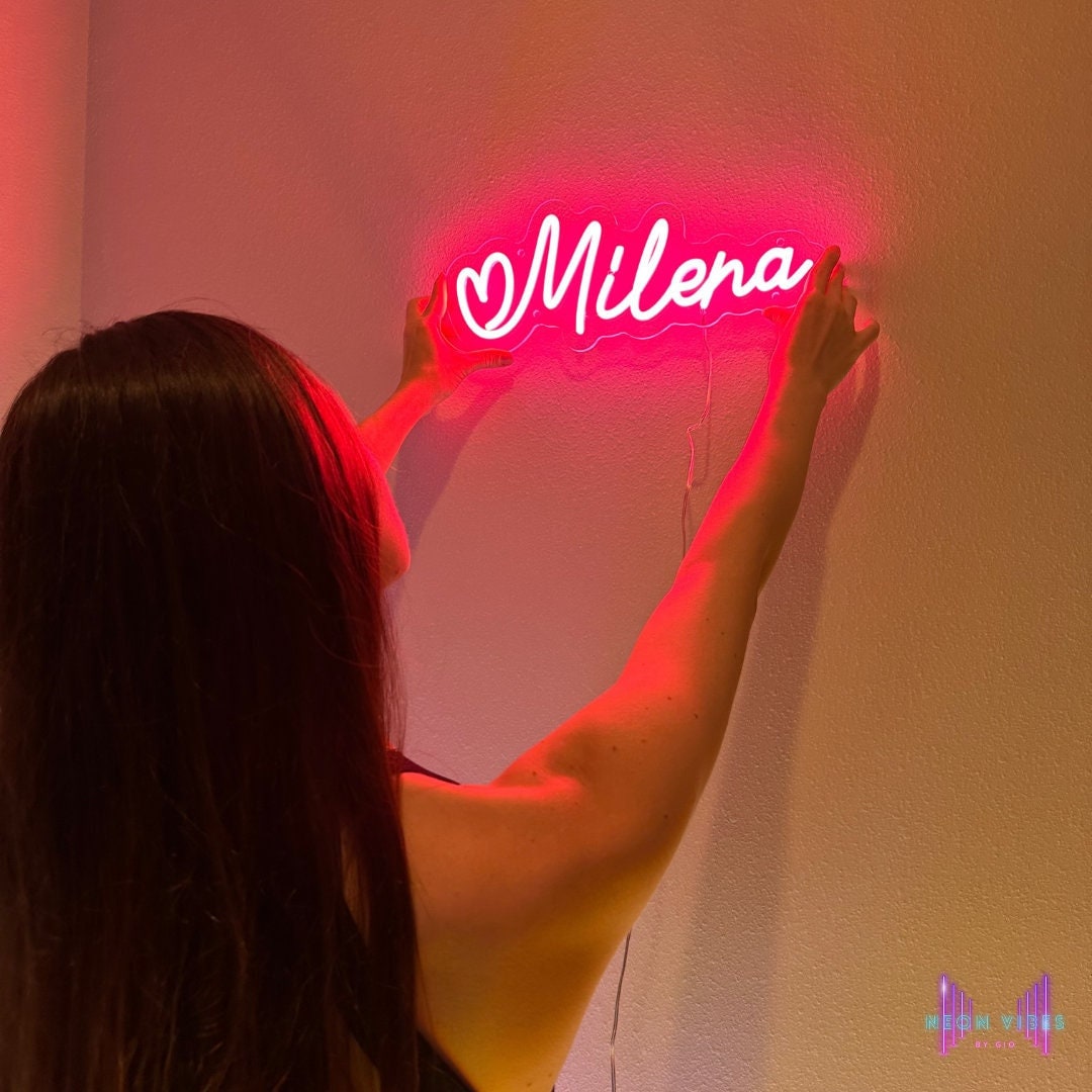 Custom Neon Sign Personalized Name Neon Sign Name Neon - Etsy
