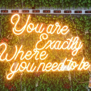 Inspirational Neon Sign - Motivational Neon Sign - Quote Neon Sign ...