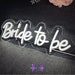 Bride to Be Neon Sign - Bridal Shower Party Neon Sign - Bride Party ...