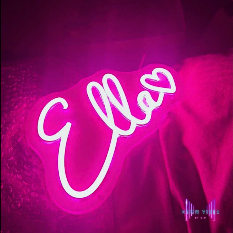 Custom Neon Sign Personalized Name Neon Sign Name Neon Sign Wall Decor ...