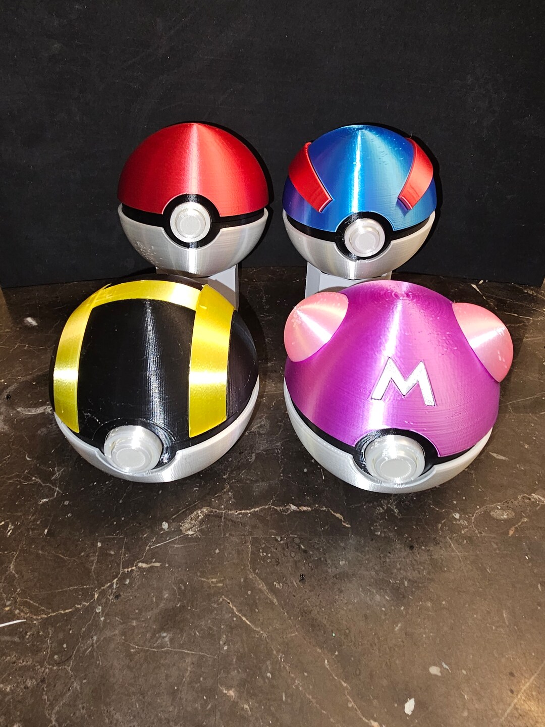 3D Printed Pokéballs - Etsy