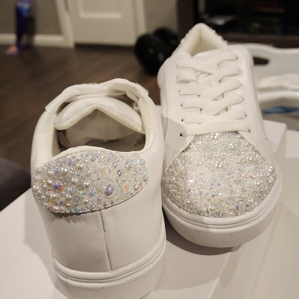 Rhinestone Sneakers - Etsy