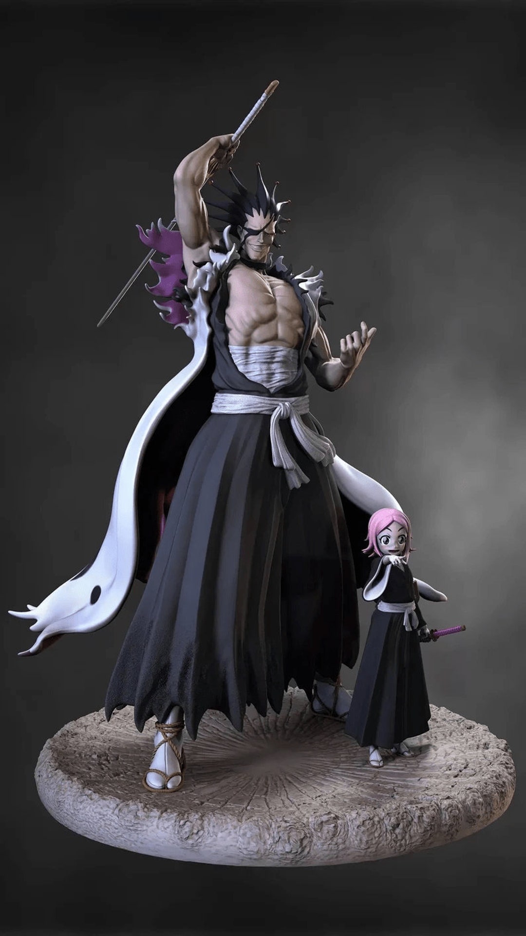 Coole Anime-Figur Fanart stl 3d Druckdatei - Etsy.de