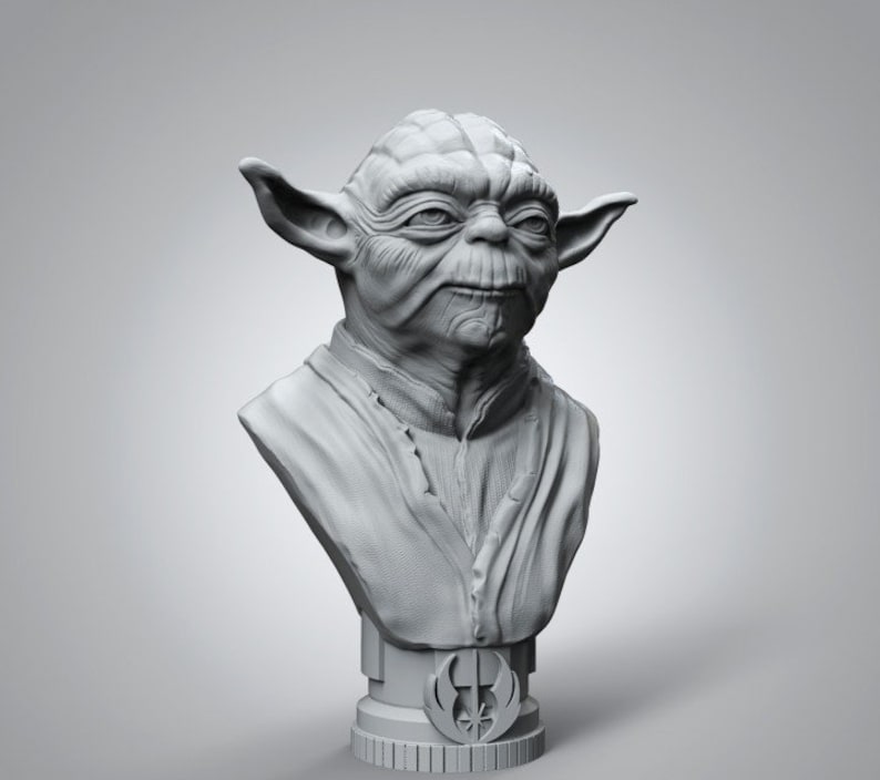 Cool Yoda Figure Fan Art Stl 3d Printing File - Etsy