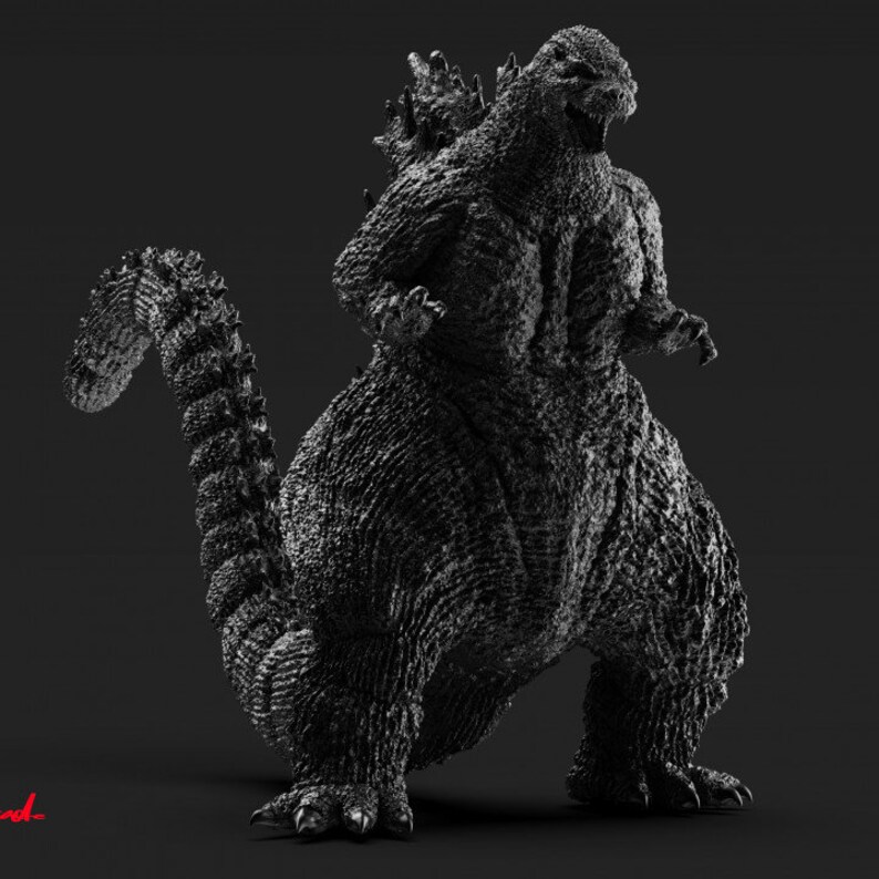 Cool Godzilla Figure Fan Art Stl 3d Printing File - Etsy Australia