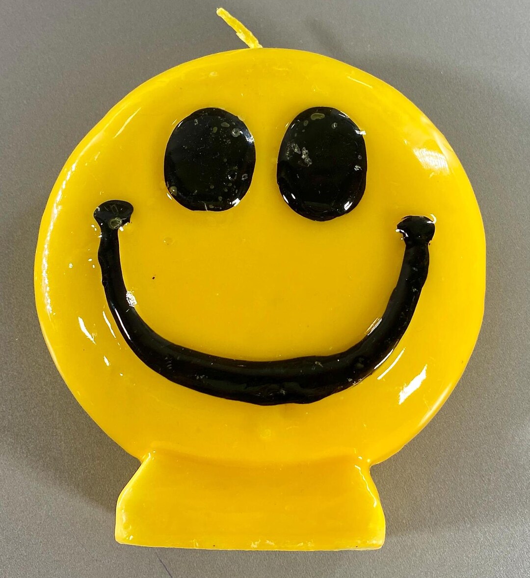 Unusual Bright Vintage Smiley Face Candle . - Etsy