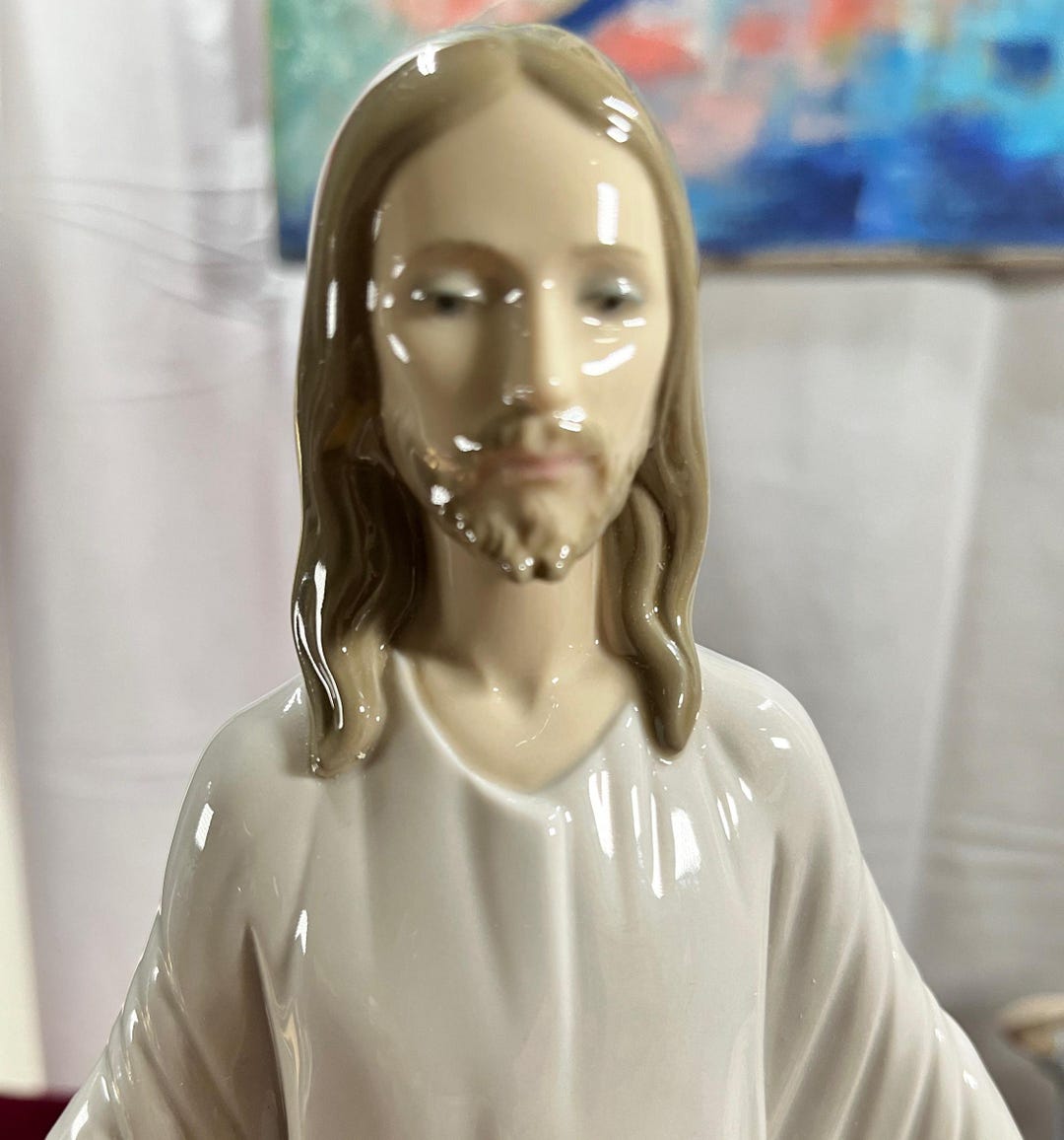 Vintage Lladro Porcelain Jesus Figurine in Original Box. Made in Spain ...