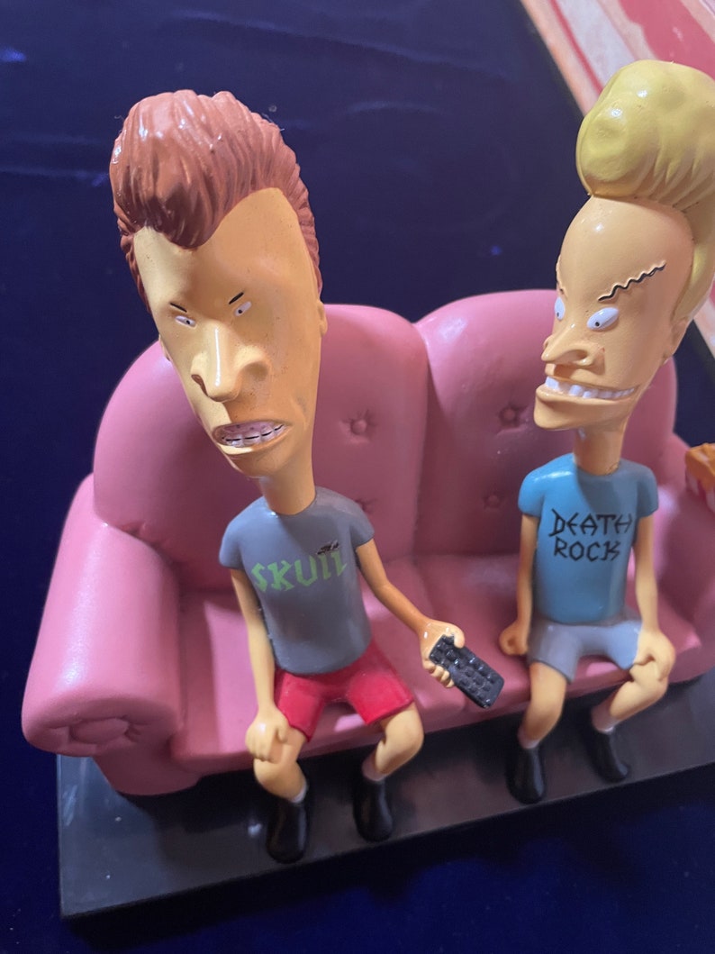 1995 Beavis and Butthead Talking Figurines on a Sofa - Etsy