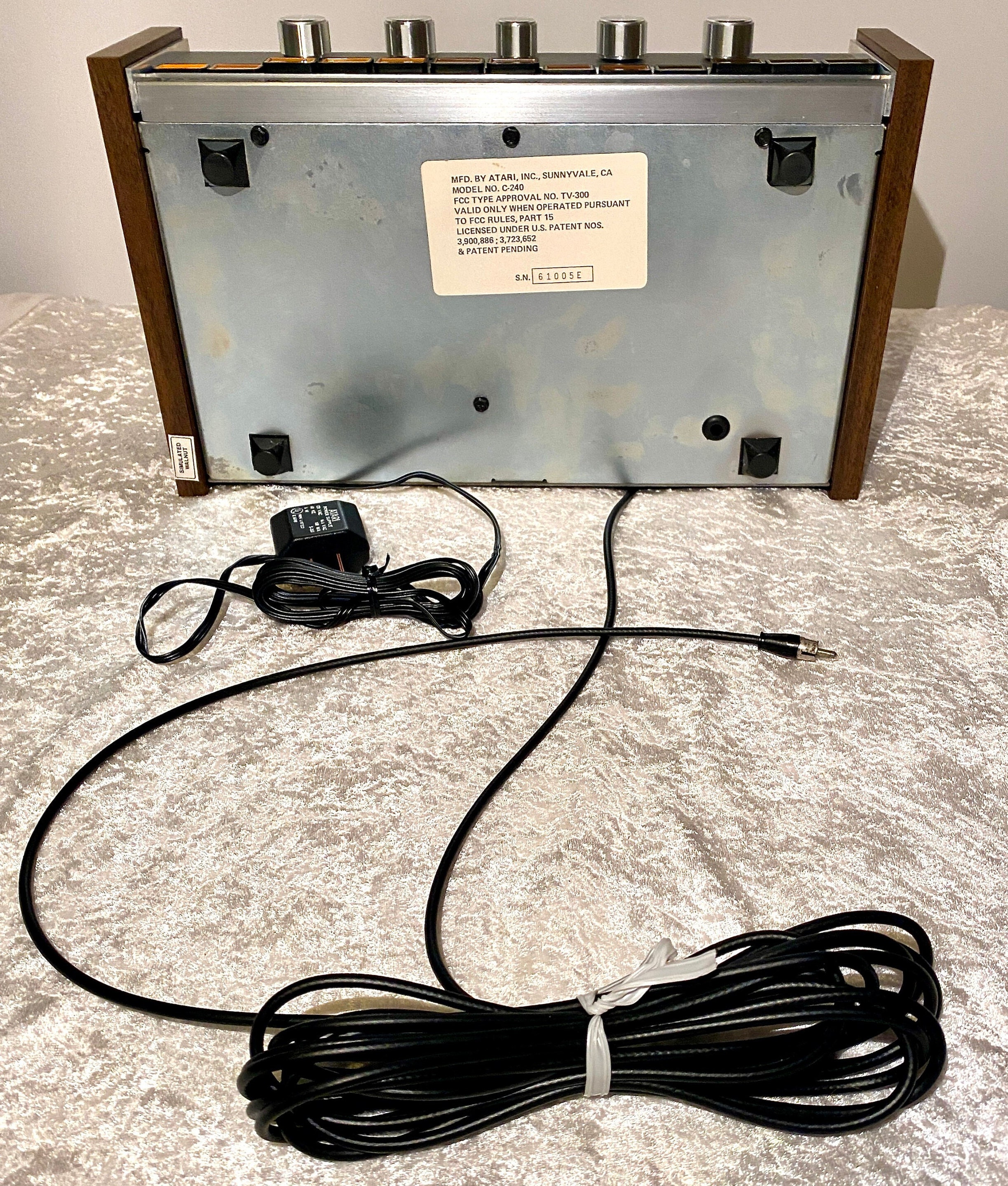 Rare 1970's Vintage Atari Video Music C240 Electronic Music Visualizer ...