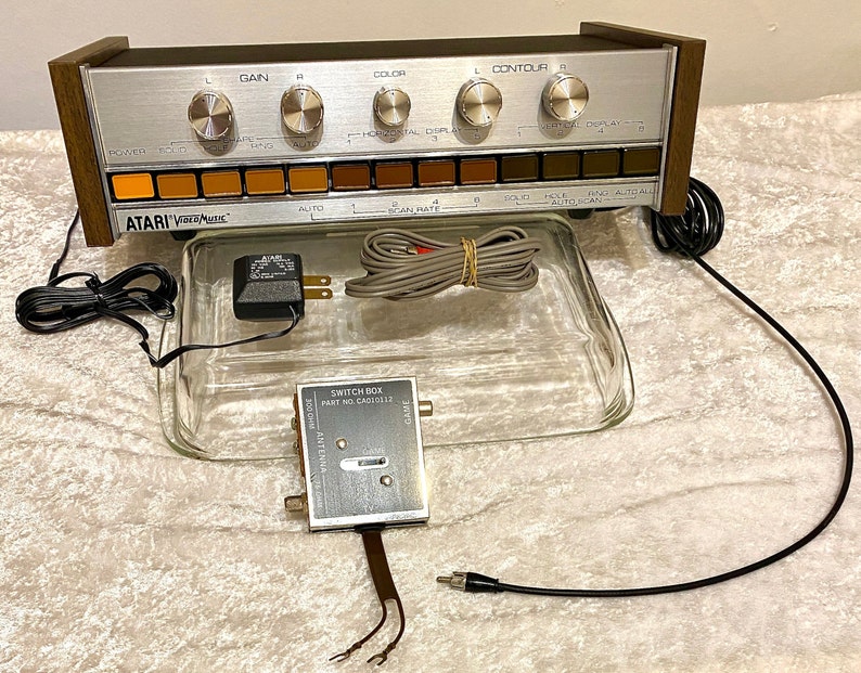 Rare 1970's Vintage Atari Video Music C240 Electronic Music Visualizer ...