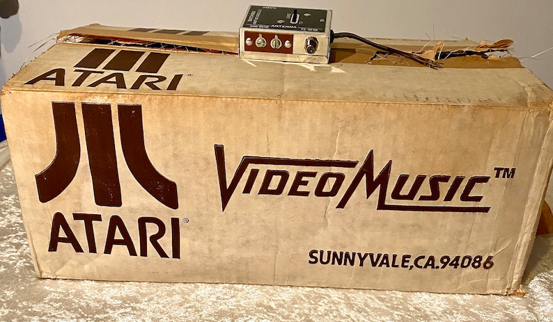 Rare 1970's Vintage Atari Video Music C240 Electronic Music Visualizer ...